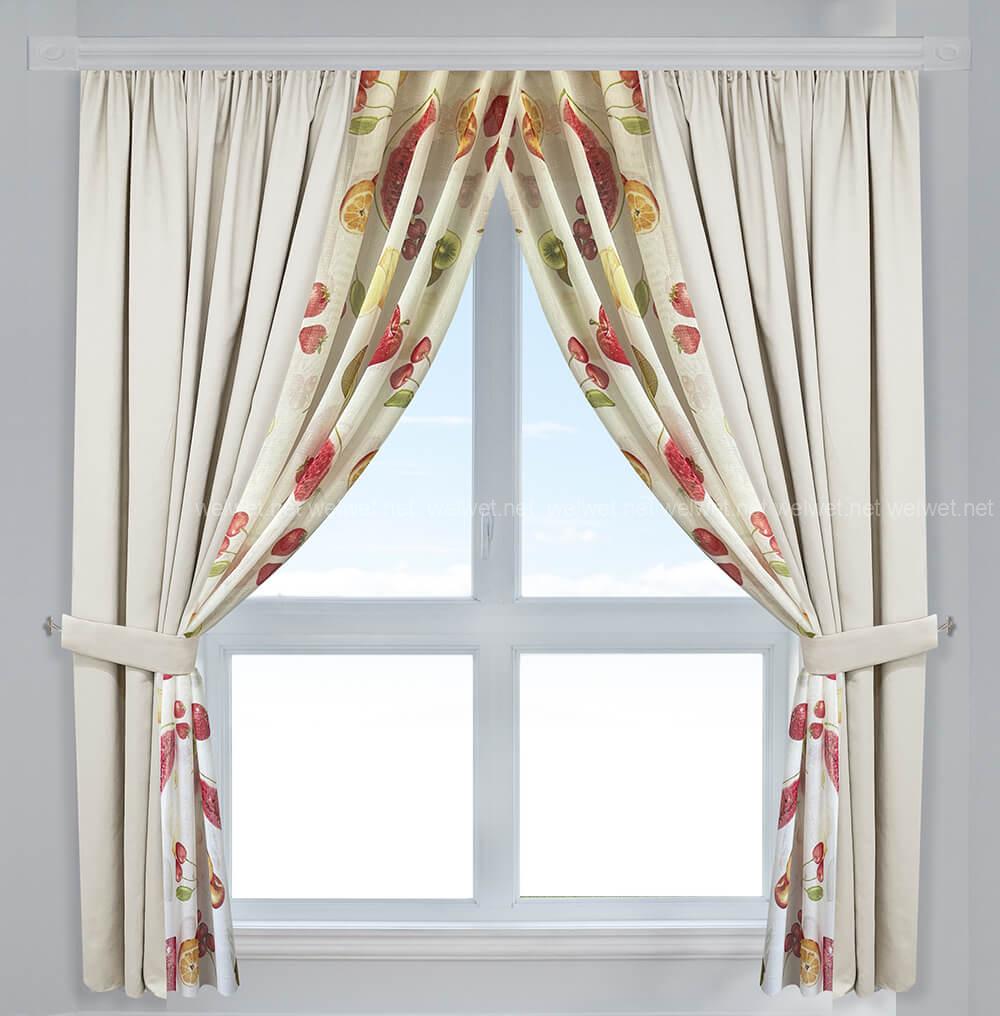 Фіранки зі шторами купити недорого від виробника в Україні Welwet